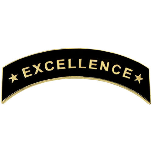 Excellence Arc Pin (Black) [Closeout Item] [JDT-34-155] – JROTC.com